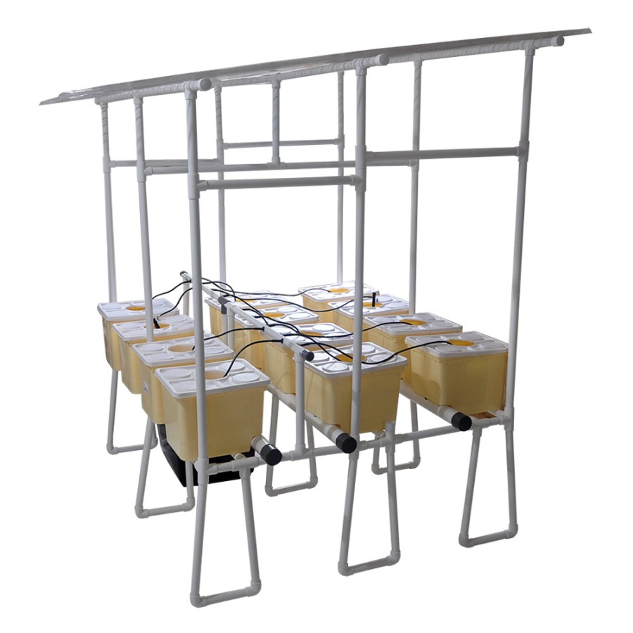 Starterkit Hidroponik Dutch Bucket 12 Pot Atap Solartuf (Pre Order 7 ...